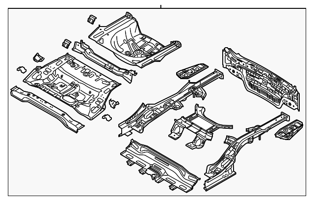 2016-2020 Kia Optima Floor Pan Assembly 65500-D5000 | QuirkParts