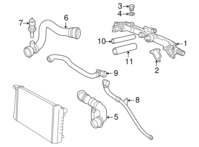 Genuine BMW 07-11-9-904-539 | Engine Coolant Inlet Flange Drain Plug ...