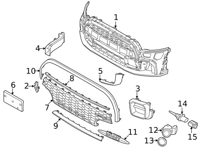 2022 Mini Cooper Tow Eye Cap 51-11-9-450-684 | Mini Parts Direct