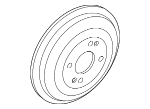 58411-0U000 - Brake Drum 2018-2023 Kia Rio | Kia.Parts Store