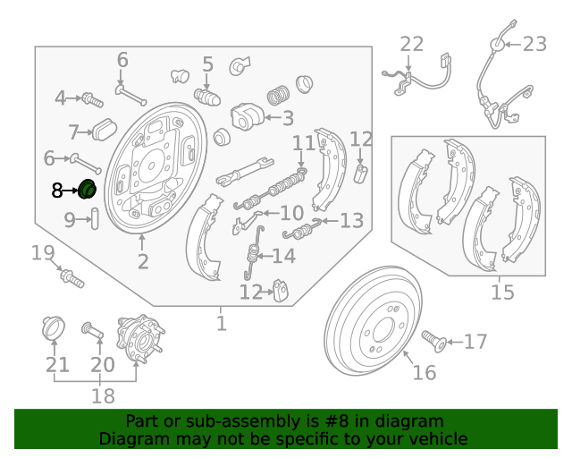 58399-44100 - Parking Brake Inspection Plug 2009-2023 Kia | Kia.Parts Store
