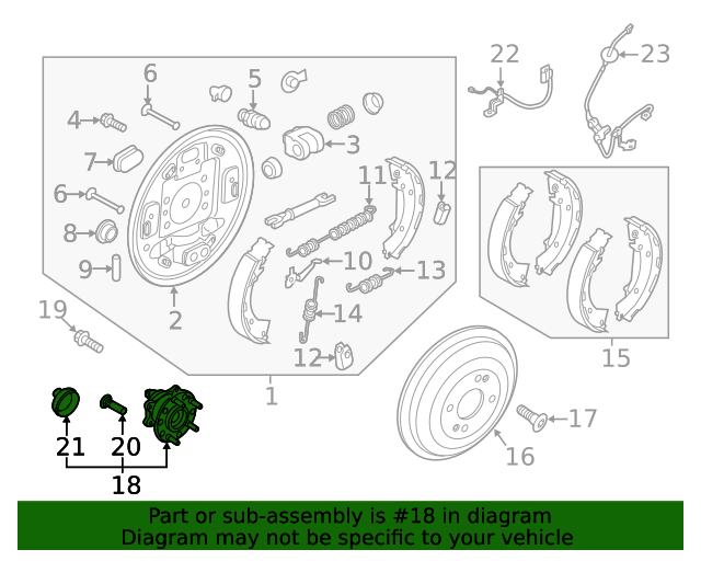 52750-F9100 - Hub Assembly 2018-2023 Kia Rio | Kia.Parts Store