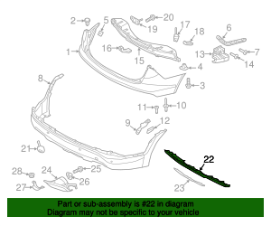 2013-2016 Hyundai Santa Fe Skid Plate 86665-B8200 | OEM Parts Online