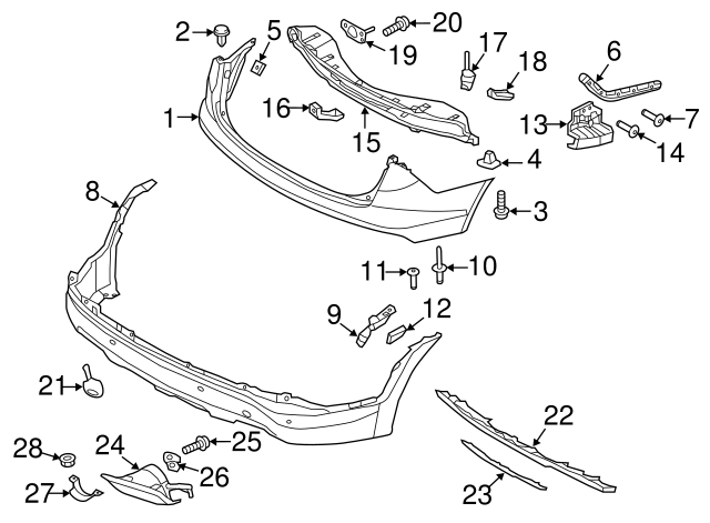 86672-B8000 - Exhaust Shield - 2013-2016 Hyundai Santa Fe | World OEM ...
