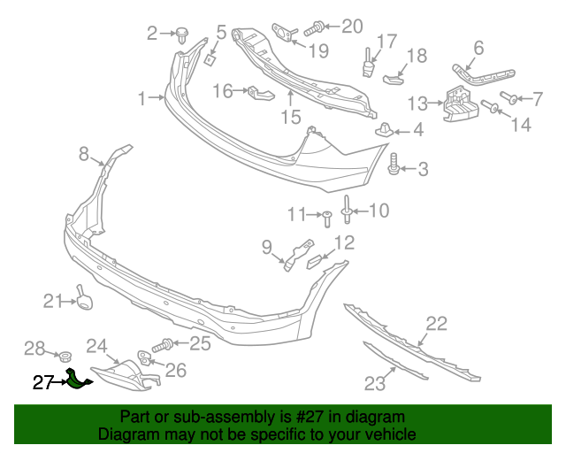 2013-2016 Hyundai Santa Fe Exhaust Shield 86671-B8000 | OEM Parts Online