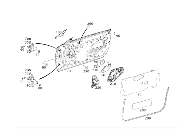 205-722-54-00 - Bracing 2017-2023 Mercedes-Benz | Mercedes-Benz USA Parts
