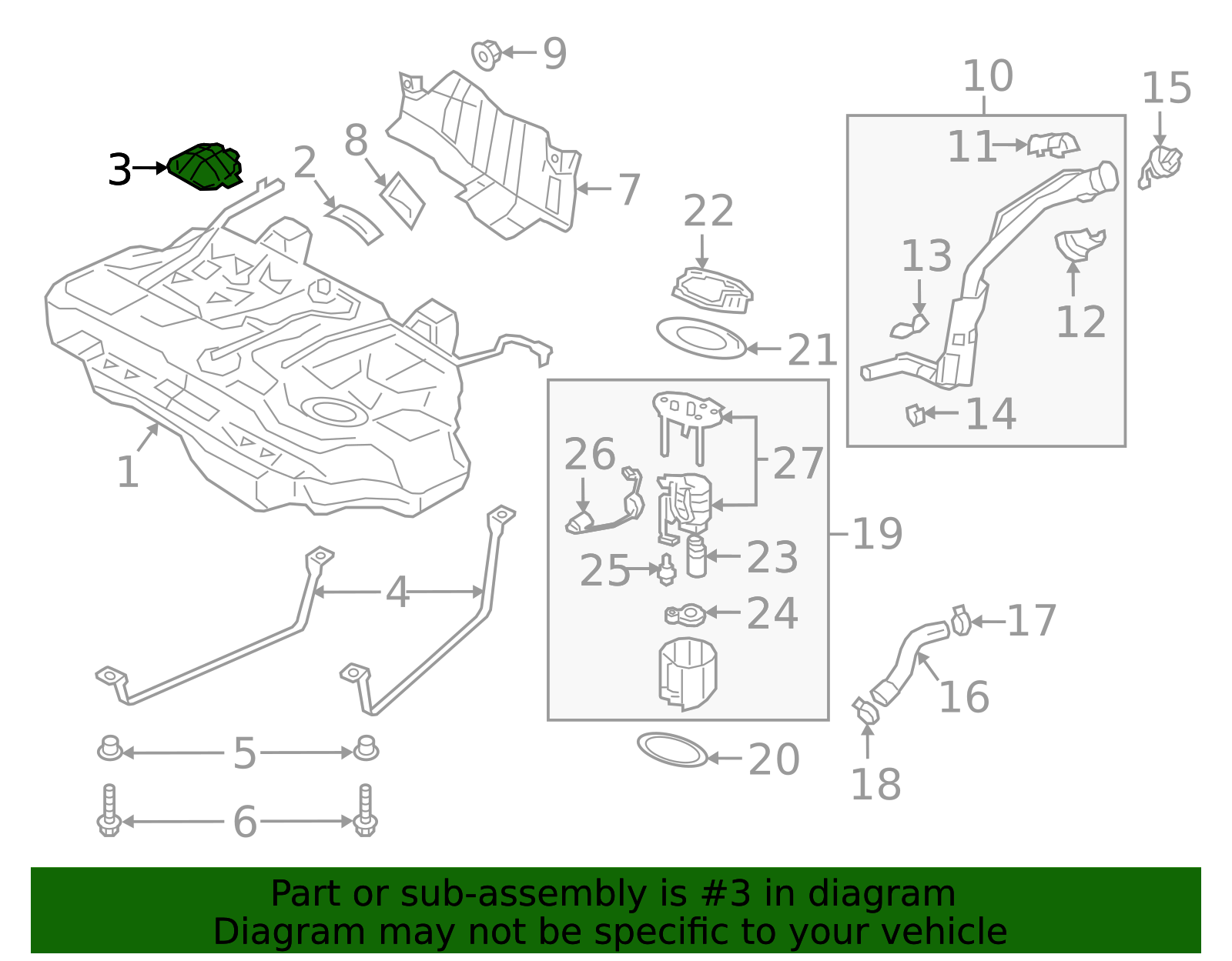 BEKG-42-185 - 2019-2022 Mazda - Fuel Tank Reinforcement | Mazda Part Direct