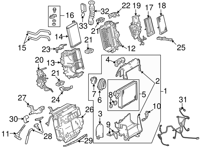 8K0-819-371-J - HVAC Heater Hose 2013-2017 Audi | Audi OEM Parts