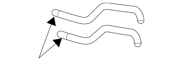 2008-2012 Audi S5 HVAC Heater Hose 8K1-819-371-AE | Genuine Audi Parts