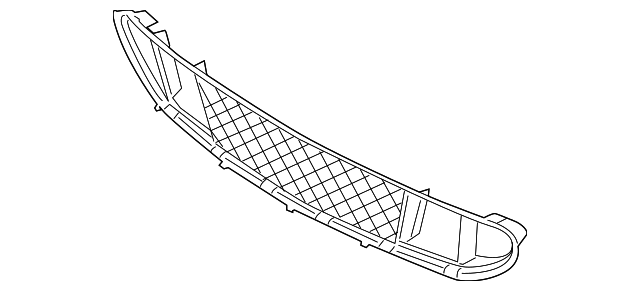 51117896586 - 2008-2010 BMW Lower Grille (51-11-7-896-586) | BMW of ...