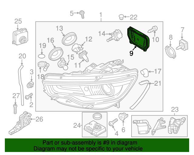 4G0-941-158 - Cap 2012-2015 Audi | Audi OEM Parts