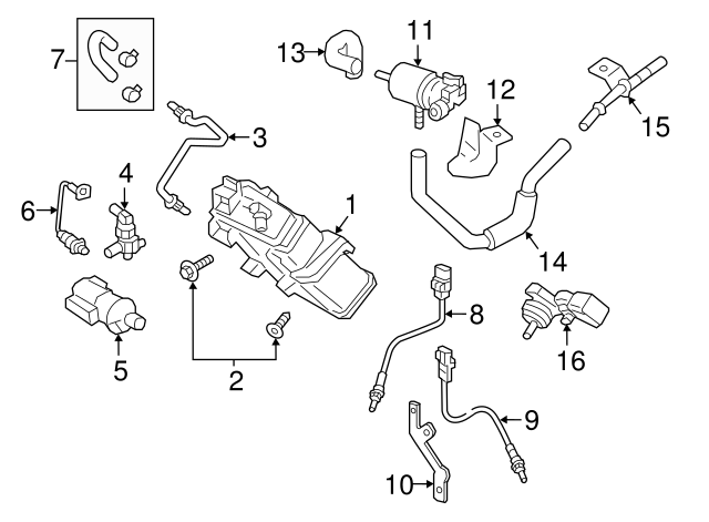 Genuine OEM Map Sensor Part# 39300-2B000 Fits 2008-2022 Hyundai: Up To ...