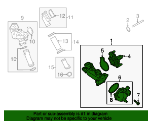 2013-2018 Audi Water Pump 079-121-014-M | Audi USA Parts