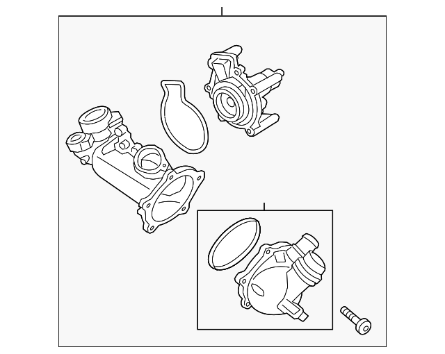 2013-2018 Audi Water Pump 079-121-014-M | Audi USA Parts