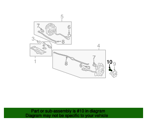 90101-SM5-A00 - Striker Bolt 1994-2011 Honda | Honda Parts Online