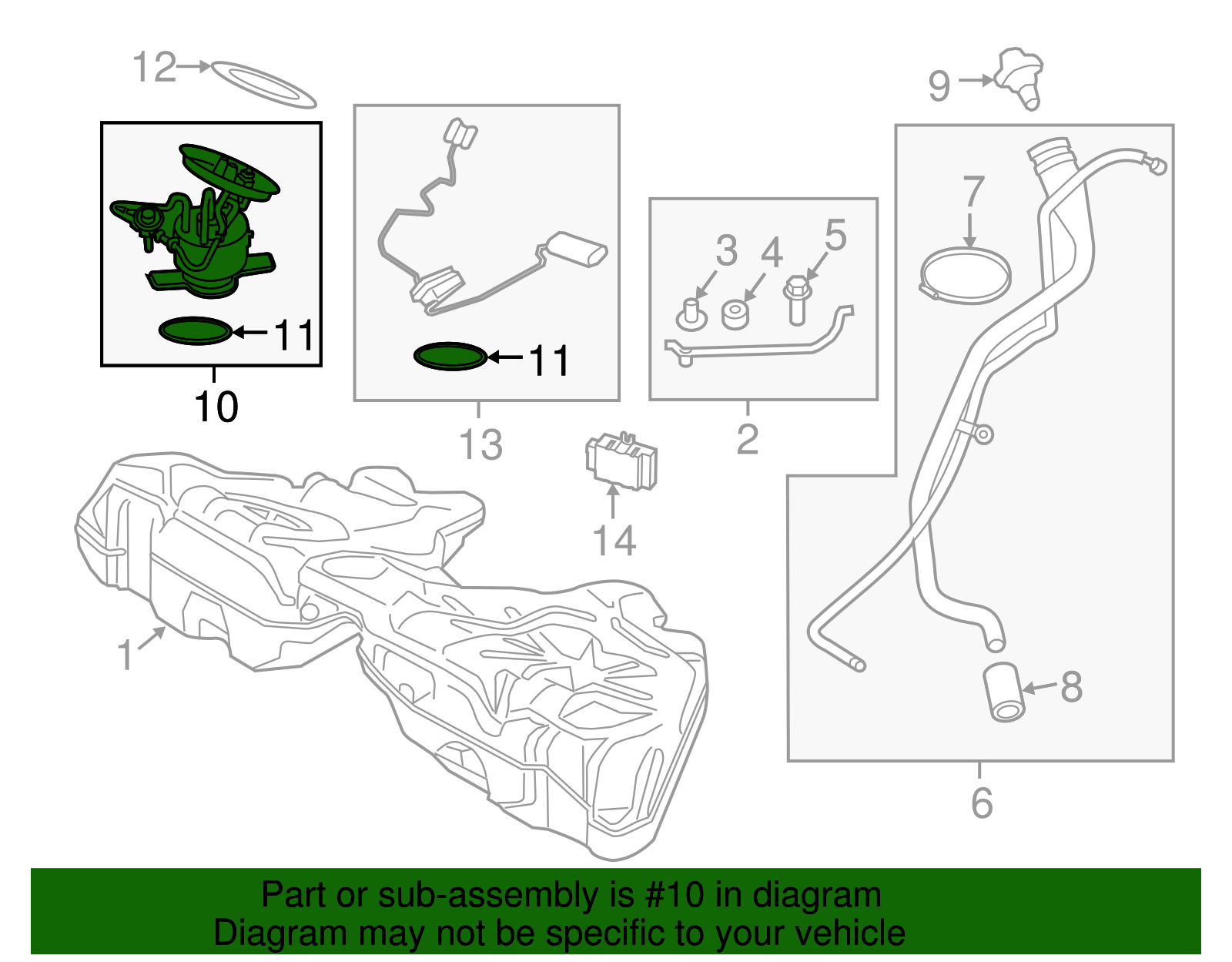 2012-2019 BMW Fuel Pump 16-11-7-341-303 | BMW OEM Parts