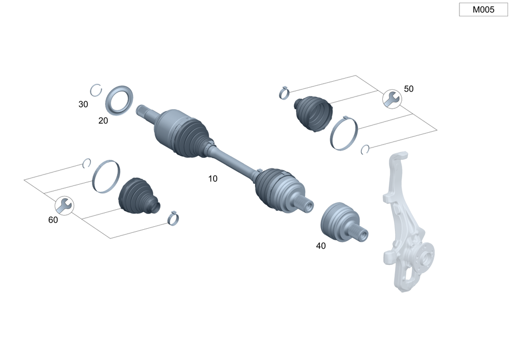 167-330-89-01 - Front Axle Shaft 2020-2025 Mercedes-Benz | Mercedes ...