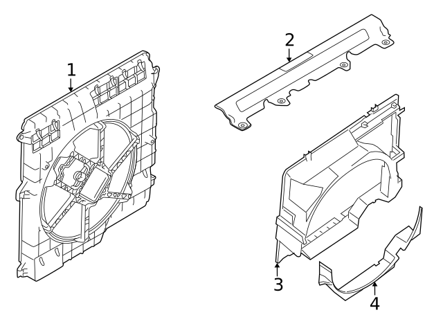 2020-2023 Nissan Frontier Fan Assembly 21481-9BU0A | QuirkParts