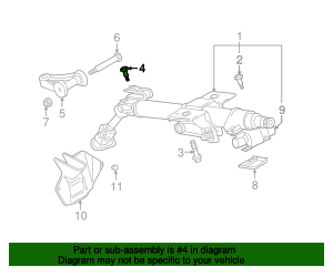 N-908-515-01 - Column Assembly Bolt 2000-2006 Audi | Audi OEM Parts