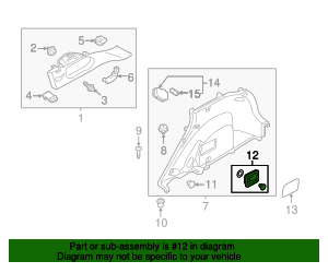 85795-G5000 - Hook 2018-2022 Kia Niro | Kia.Parts Store