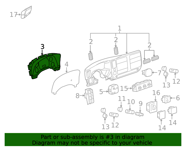 2020-2024 GM Cluster Assembly 84688155 GM | GMPartsDirect.com