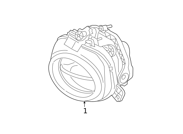 63177444806 - 2018-2023 BMW X2 Fog Lamp Assembly (63-17-7-444-806 ...