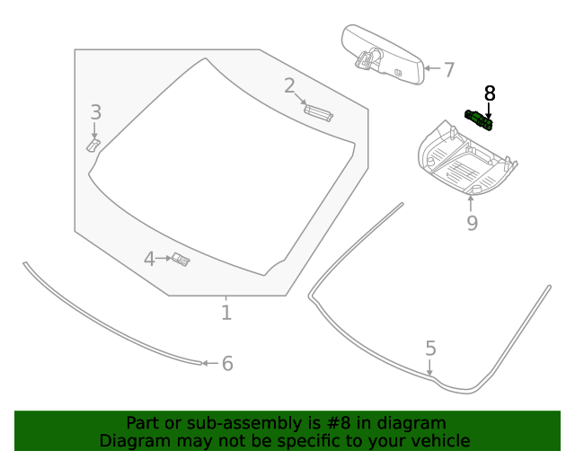 Camera Assembly Lane Keep 28462-9468R | TascaParts.com