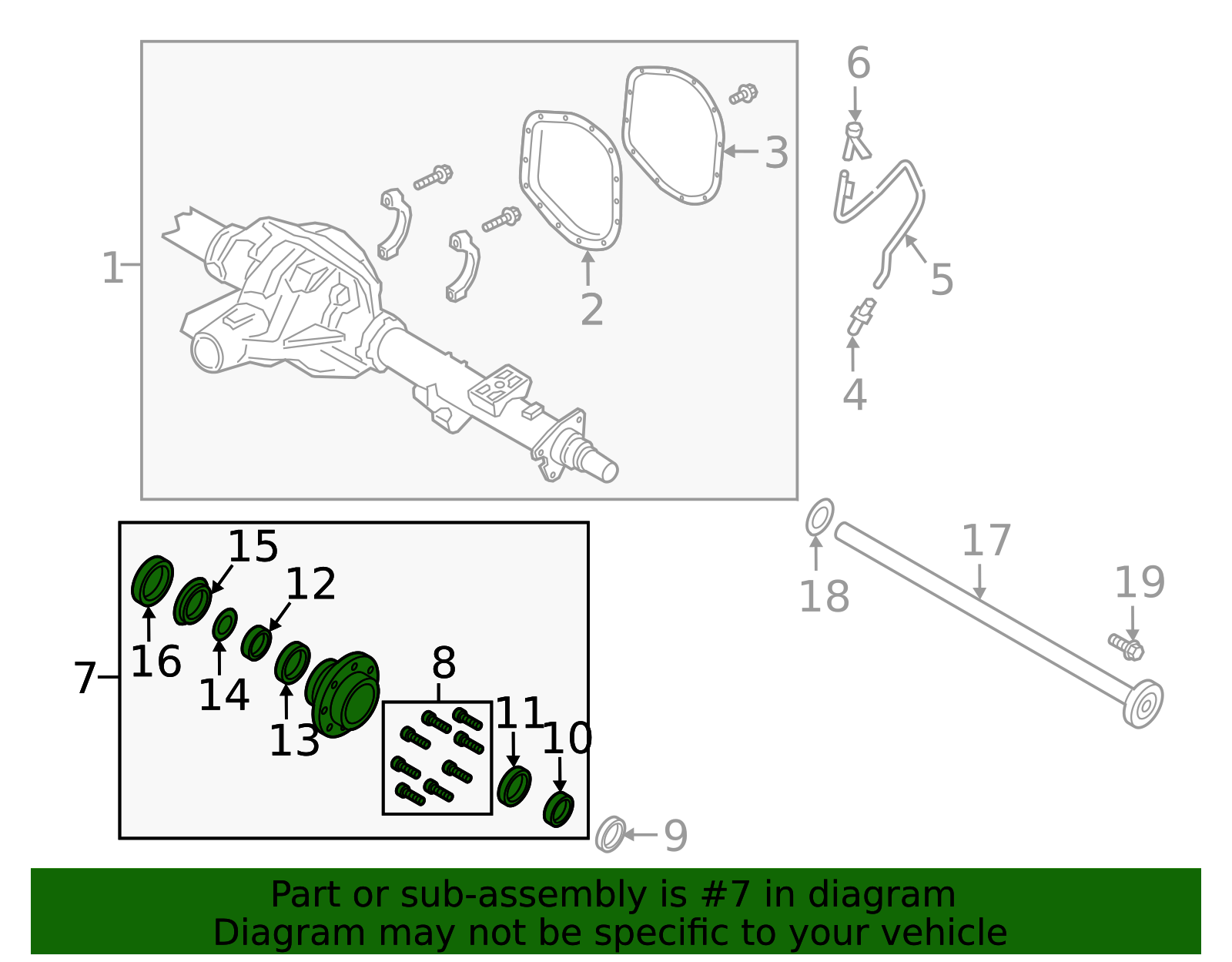 HUB-343 - Motorcraft™ Hub Assembly 2017-2024 Ford | Ford Parts Direct