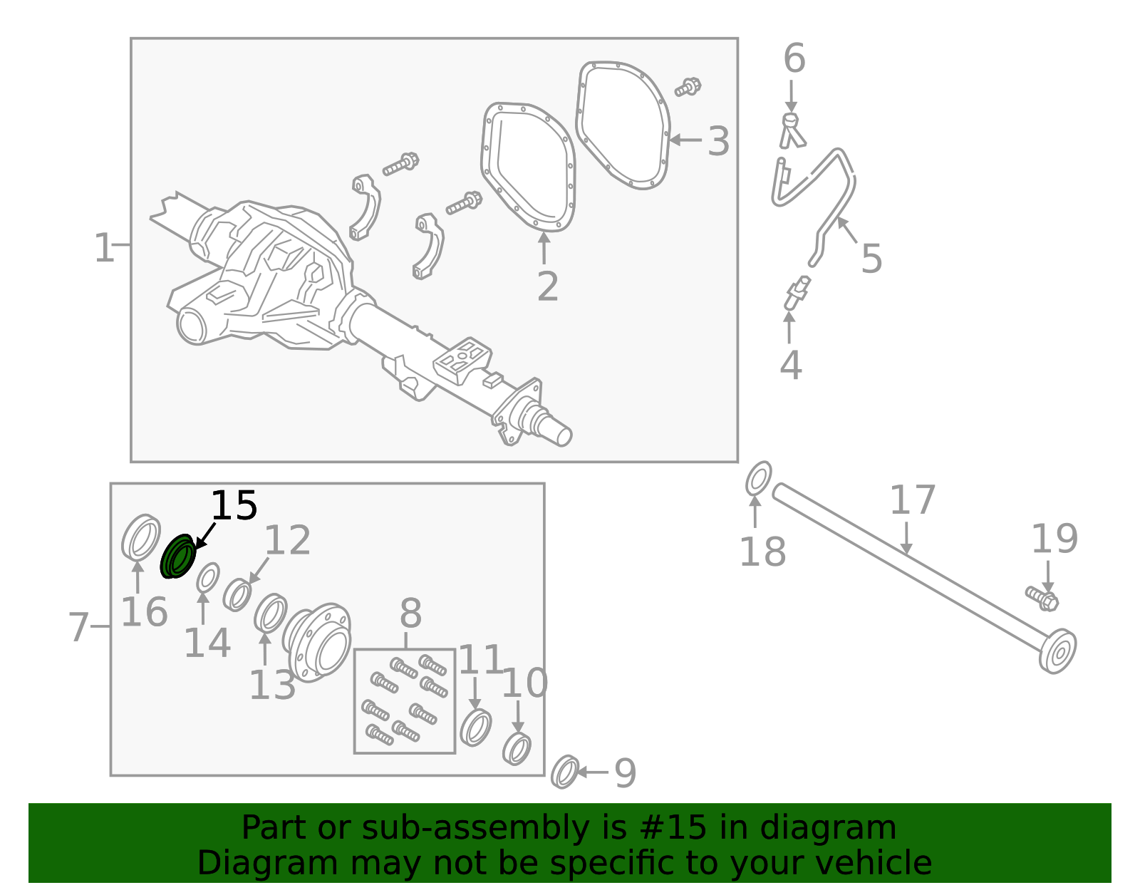 HC3Z-1S175-A - Axle Seals 2017-2024 Ford | Big 3 Auto Parts