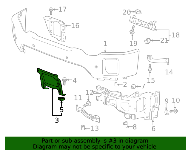 84392043 - Fuel Pump Power Control Module Bracket 2020-2023 GMC ...