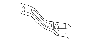2020-2023 GMC Front Driver Side Bumper Impact Bar Bracket 84683448 GM ...