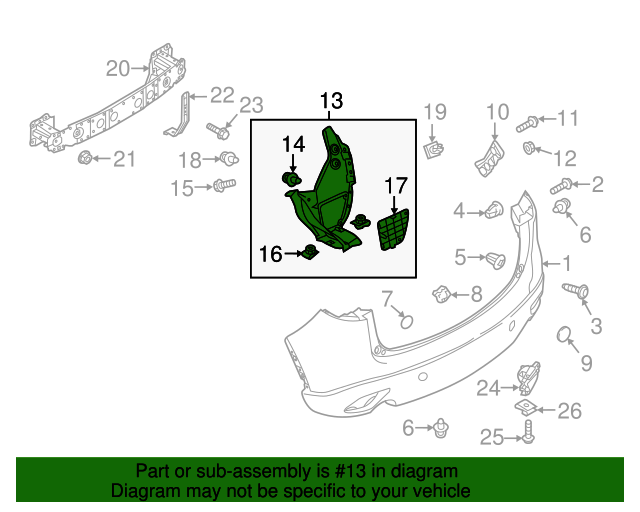 KD53-50-340 - Splash Shield - 2013-2016 Mazda CX-5 | MazdaSwag