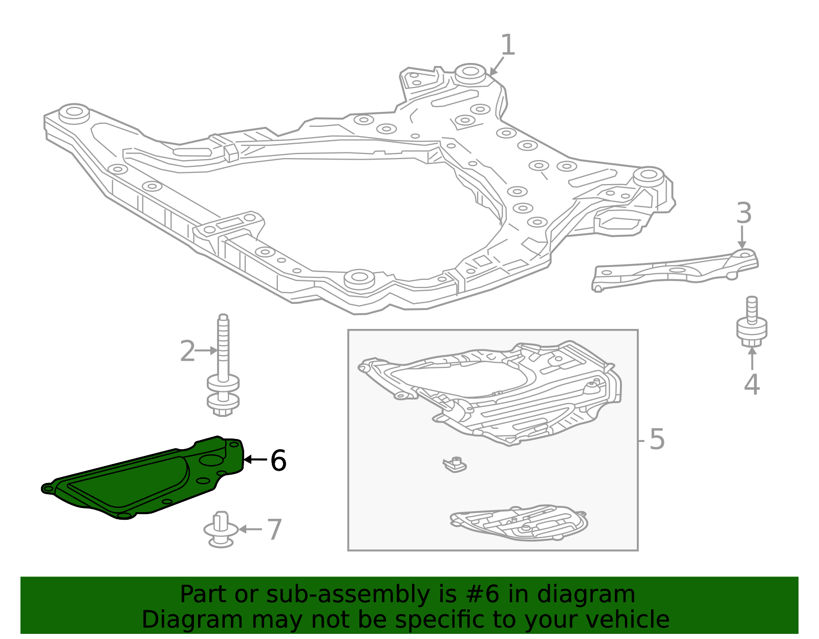 51443-0E050 - 2020-2022 Toyota Highlander - Under Cover | Sparks Parts