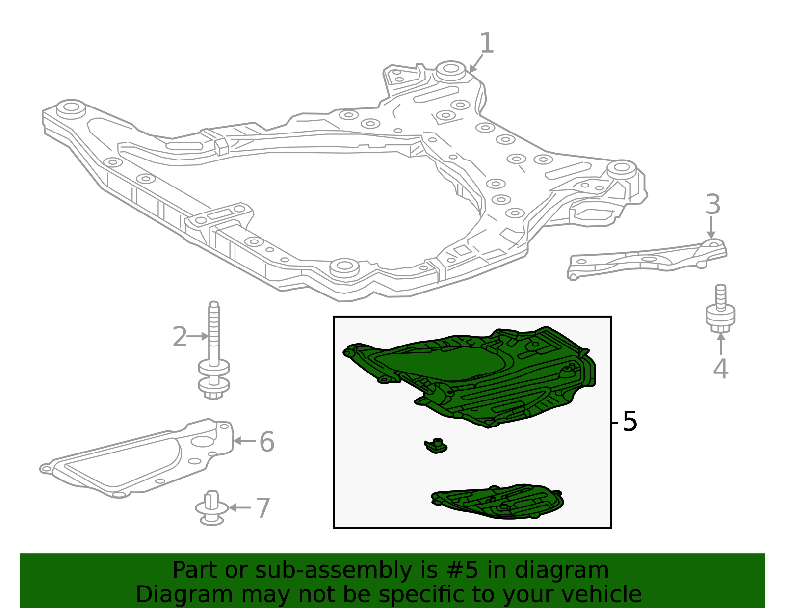 2020-2025 Toyota 2020-2024 Toyota - Under Cover 51420-0E041 | Sparks Parts
