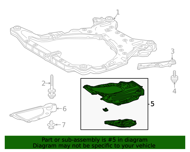 51420-0E041 - Under Cover 2020-2024 Toyota | AutoNationParts.com