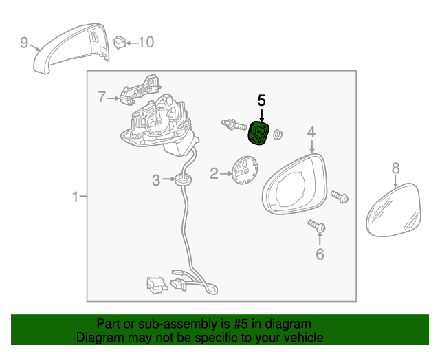 8V1-867-129 - Seal 2015-2020 Audi | Audi OEM Parts