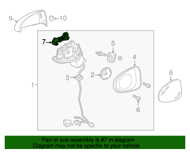 2015-2020 Audi Signal Lamp 8V0-949-102-C | Audi USA Parts