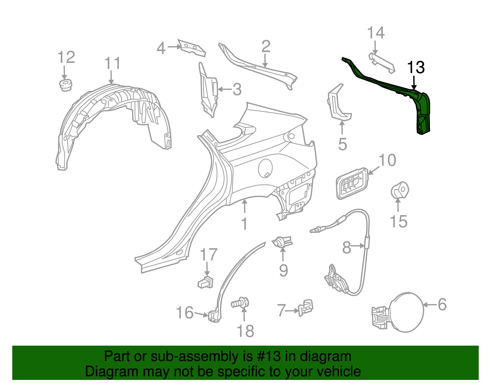 64457-0E020 - Cover Panel - 2010-2015 Lexus | My L Parts