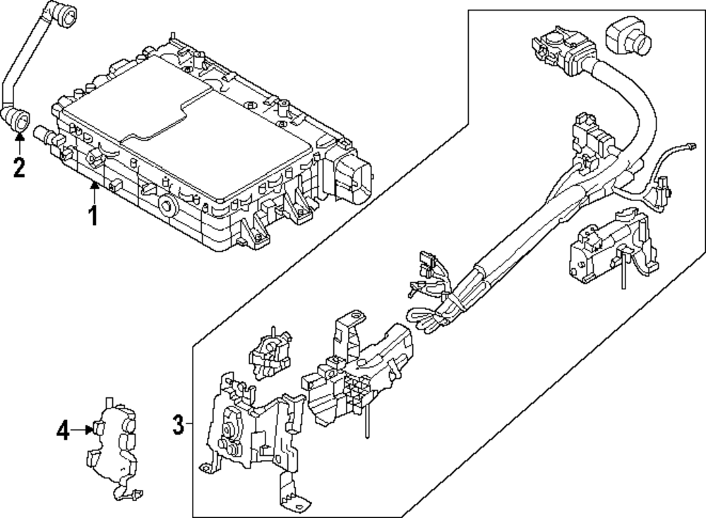 2023-2024 Genesis Electrified GV70 Inlet Assembly Combo Charger 91683 ...