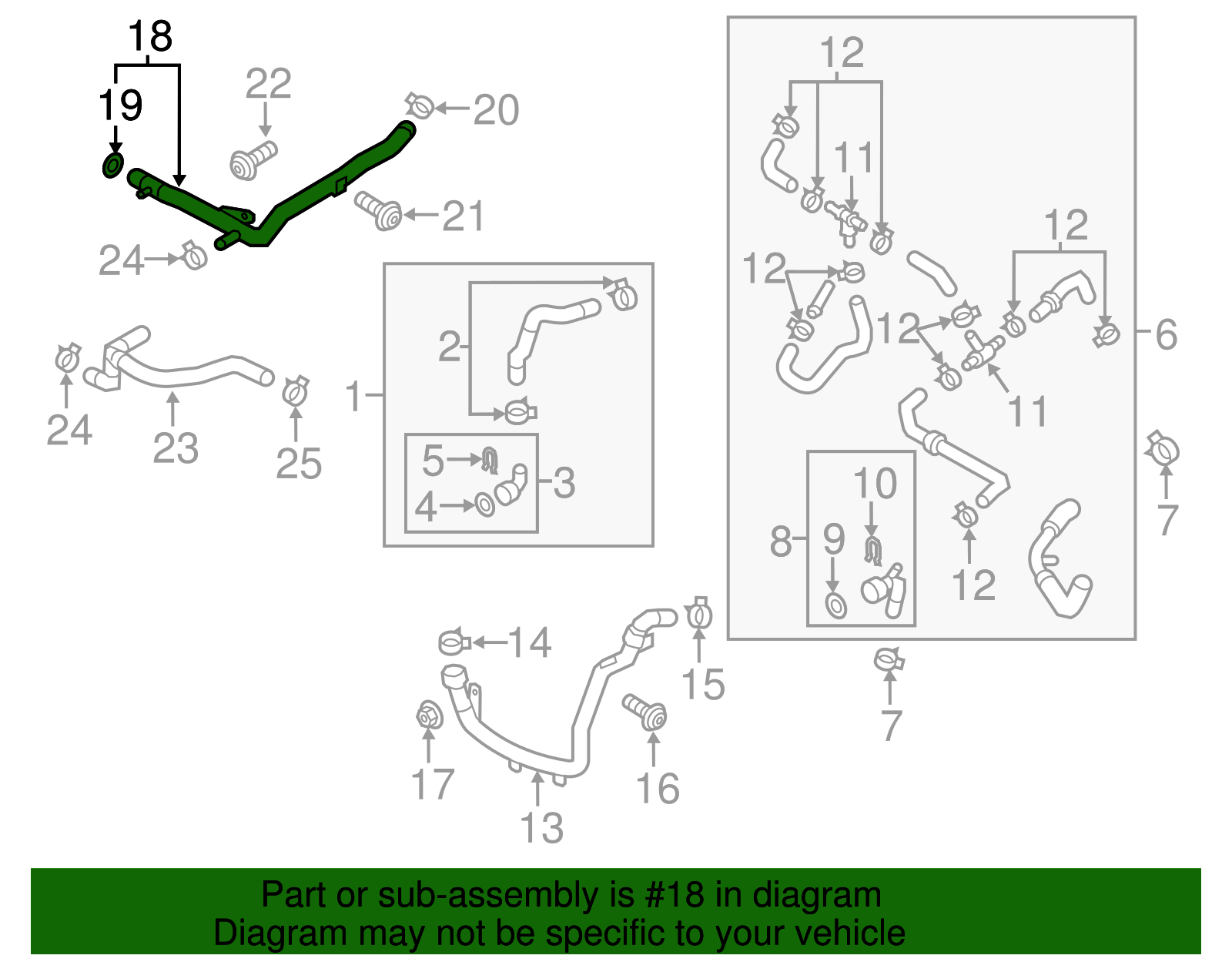 2012-2014 Volkswagen Passat Tube 03L-121-065-AD | OEM Parts Online