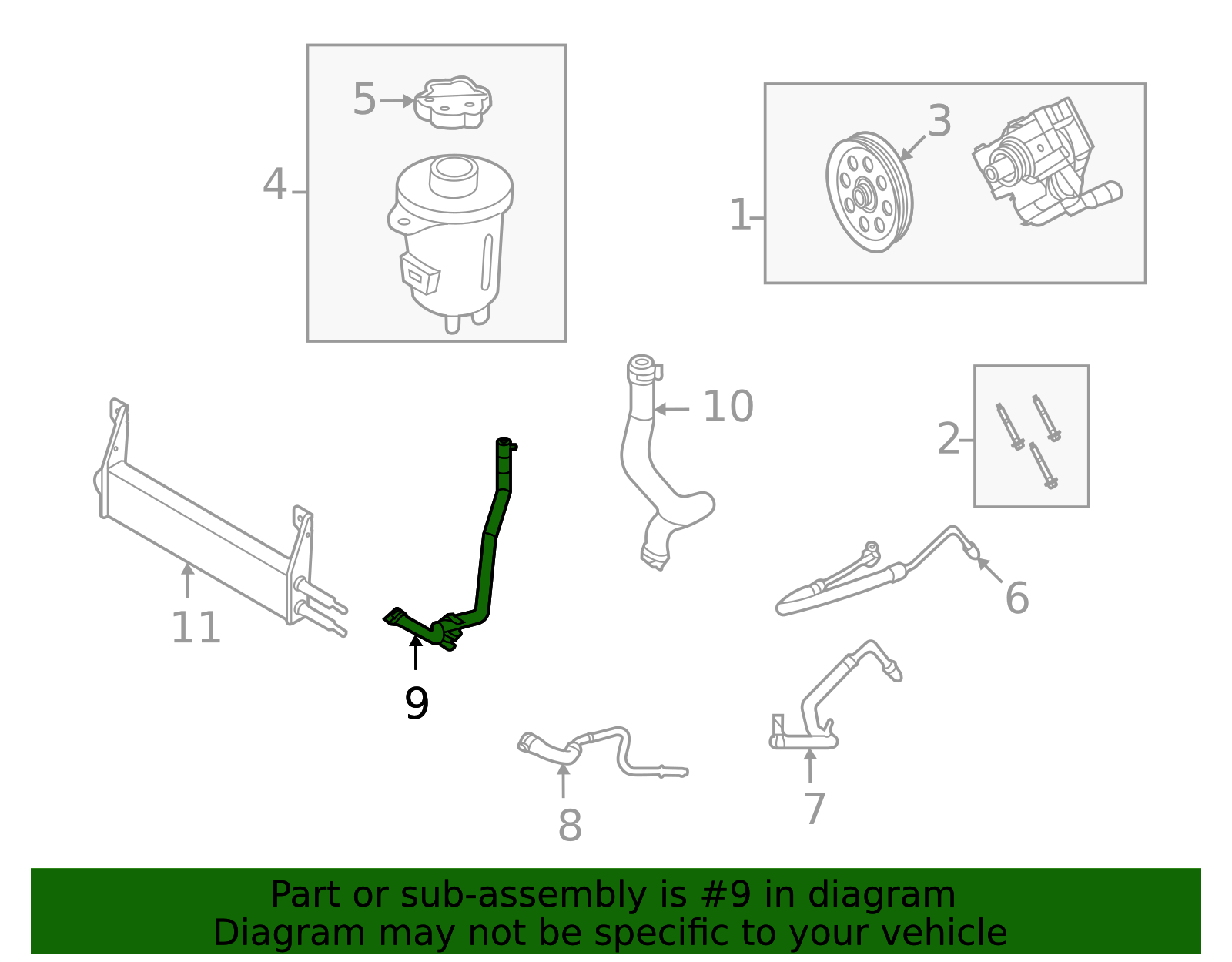 2017-2024 Ford Upper Return Line PC3Z-3A713-T | OEM Parts Online