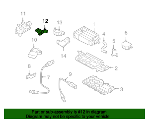2012-2014 Hyundai Genesis Purge Valve Bracket 28911-3C700 | QuirkParts