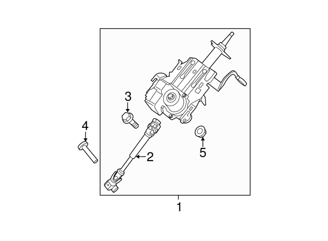 2007-2012 Nissan Sentra Lower Coupling 48080-ET00B | TascaParts.com