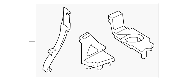 63-11-7-395-524 - Headlamp Holder - 2014-2019 BMW | Wholesale BMW