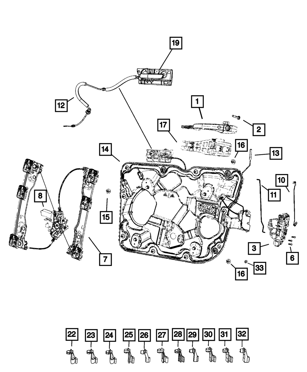 2011-2025 Mopar OEM NEW Mopar 2011 - 2020 Dodge Jeep Grand Cherokee ...