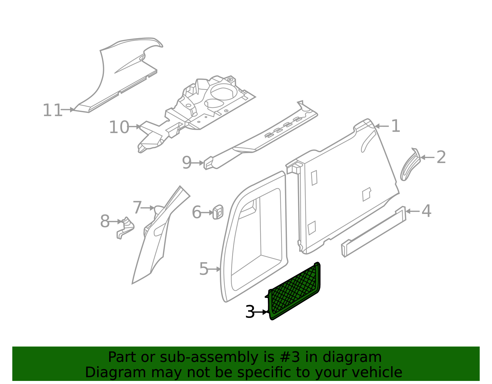 51-47-9-475-104 - High-Quality Cargo Net for 2019-2024 BMW X4 ...