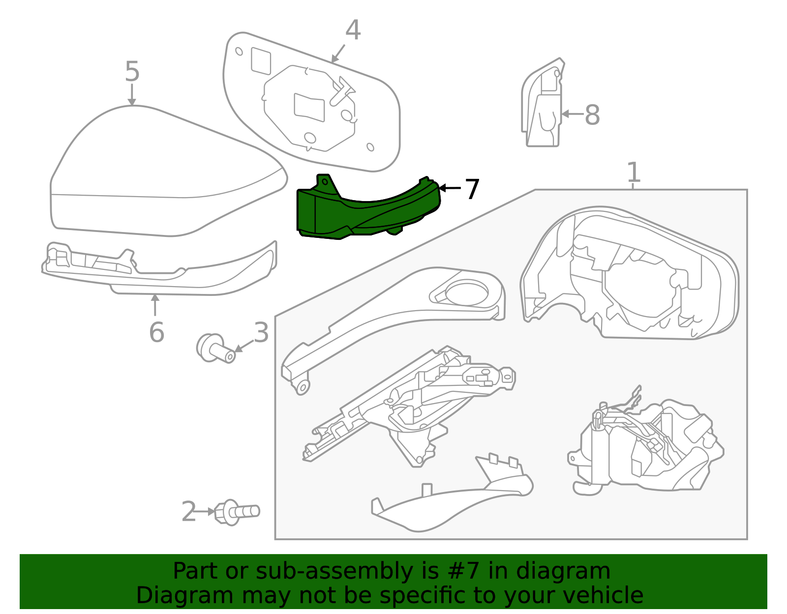 2020-2025 Subaru Signal Lamp 84401AN010 | Subaru Parts Store