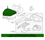 2020-2025 Subaru Mirror Cover 91059AN03A | Subaru Parts Store