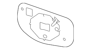 2020-2025 Subaru | Mirror Glass | 91039AN02A | OEM Subaru Parts Center