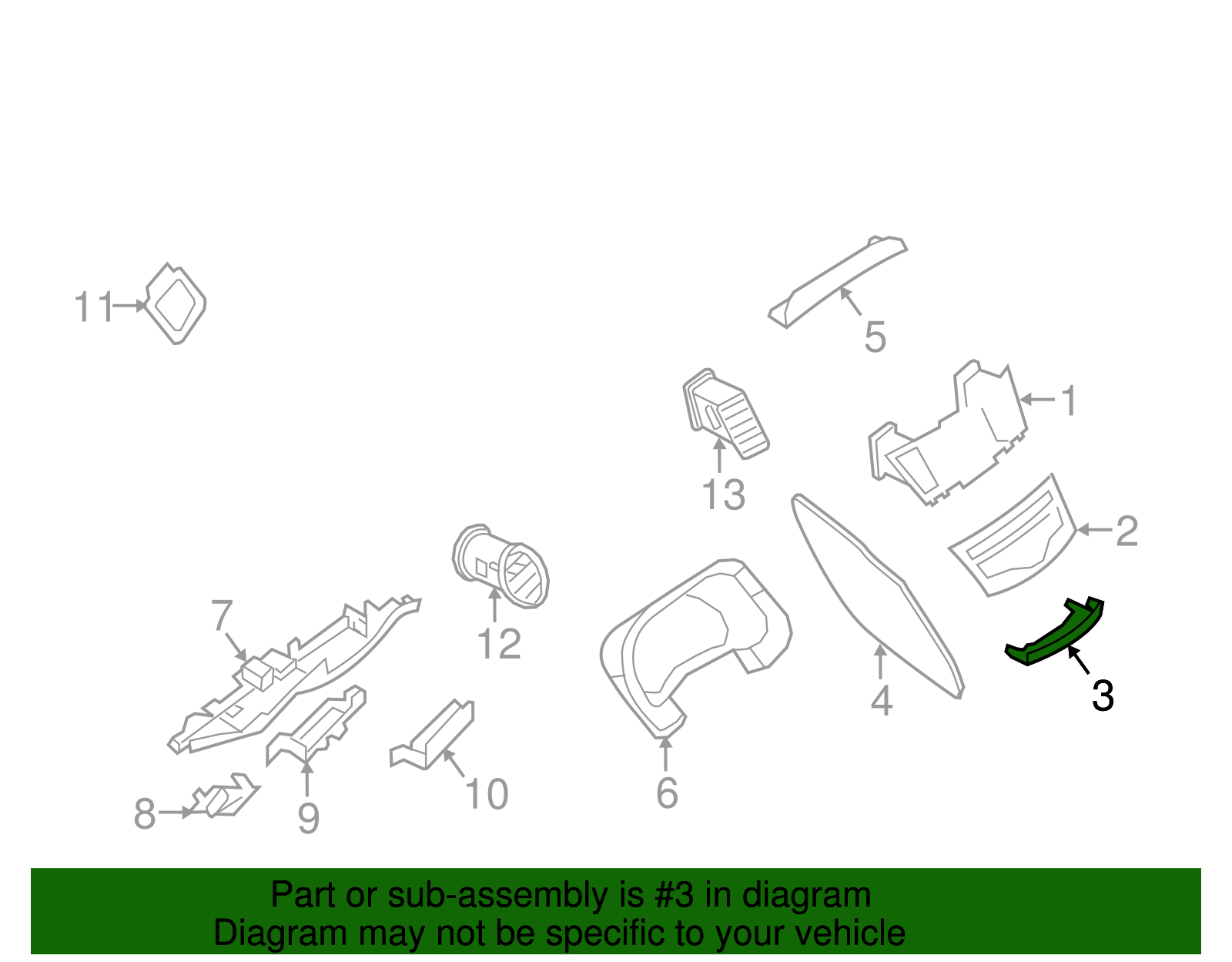 2016-2020 Infiniti QX60 Lower Panel 68260-9NF0A | Faulkner Infiniti of ...
